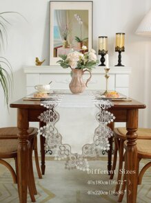 Floral Embroidered Table Runner | SHEIN USA