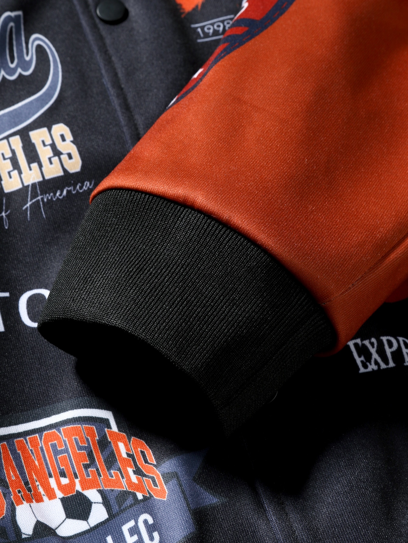 Manfinity EMRG Men's Fashionable Baseball Collar Color Block Jacket ...