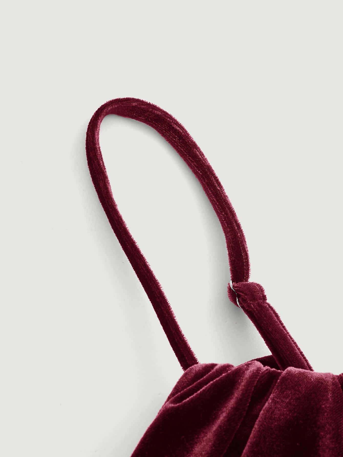 SHEIN MOD Cold Shoulder Ruched Wrap Hem Velvet Dress | SHEIN USA