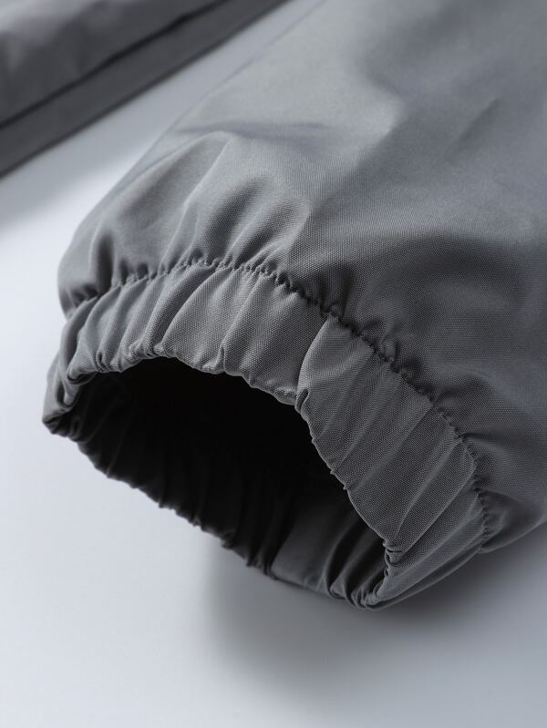 Manfinity Hypemode Men Colourblock Quarter Zip Hooded Windbreaker ...