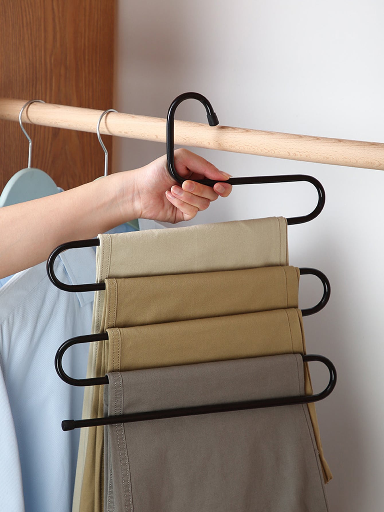 1pc Plain S-shaped Clothes Hanger