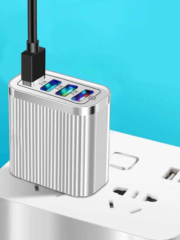 4-Port USB A Charger | SHEIN USA