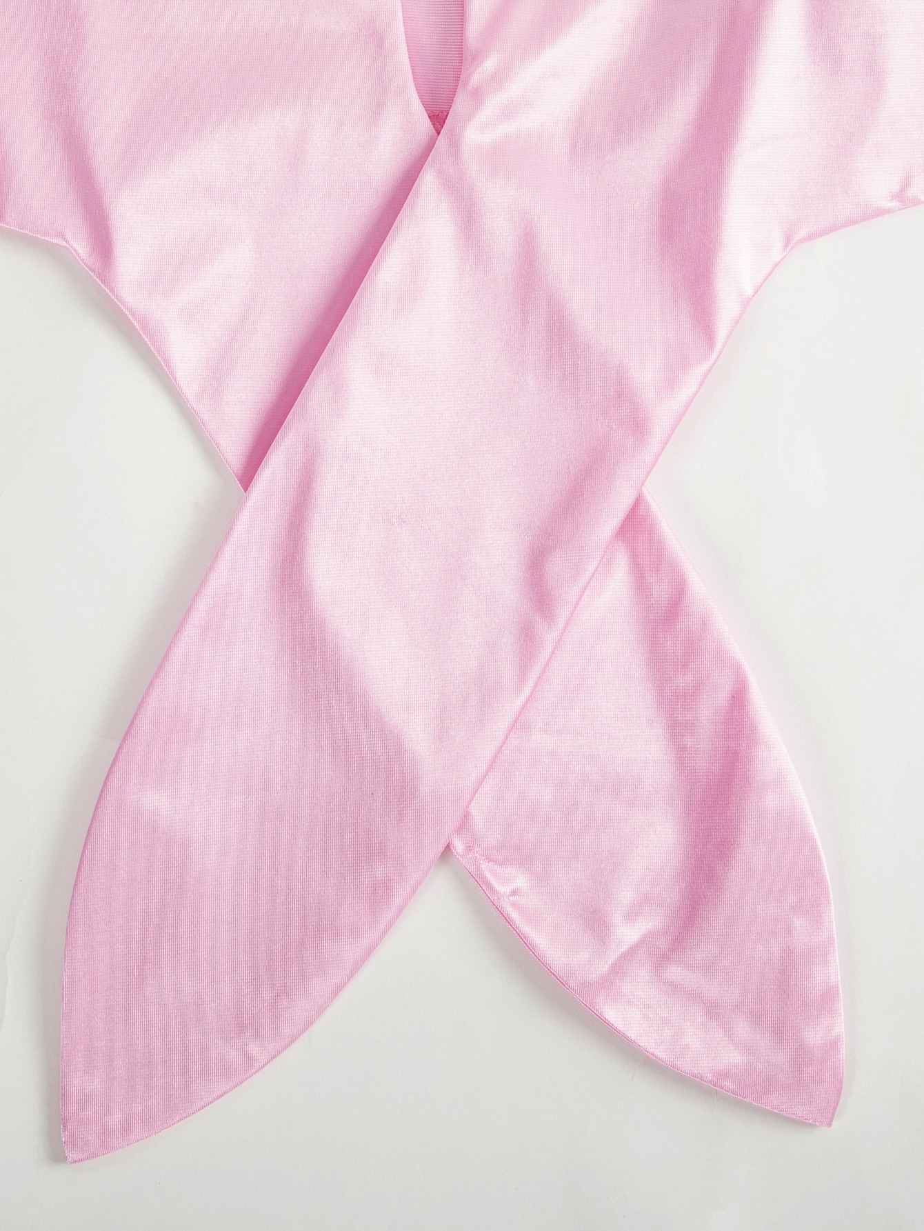 Joyfunear Satin Crop Top Mit Band Vorne And Figurbetonter Rock Mit Knoten