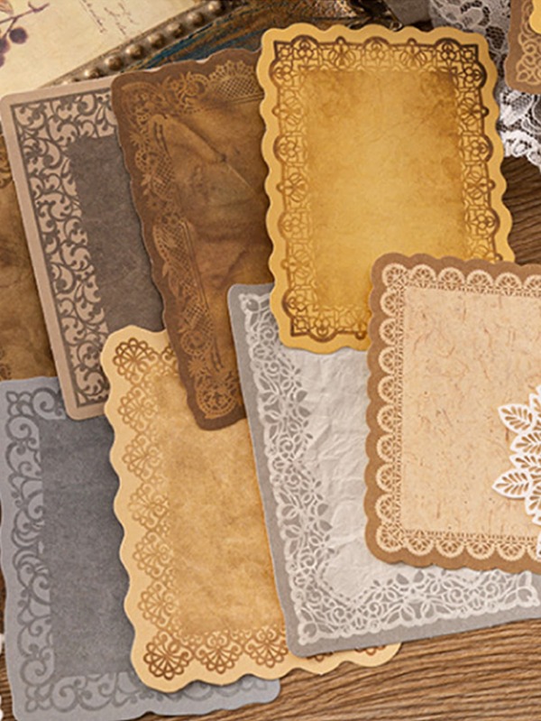 30pcs Random Lace Pattern Material Paper | SHEIN USA