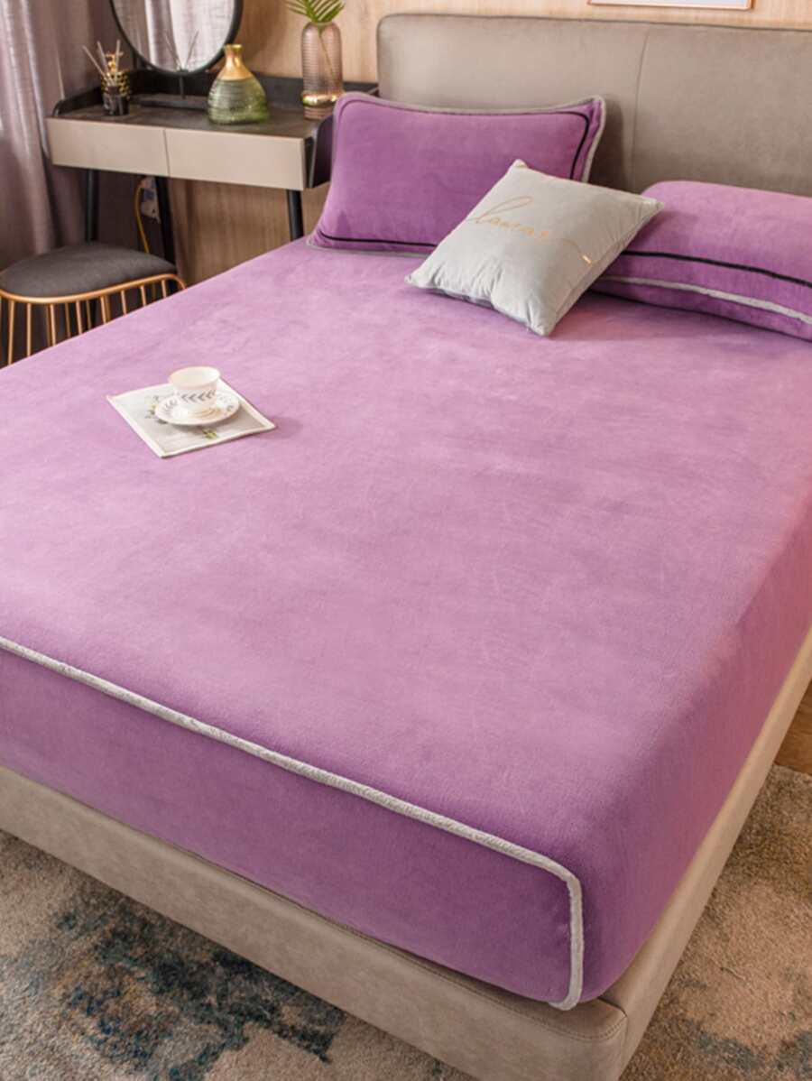 Solid Color Fitted Sheet | SHEIN USA