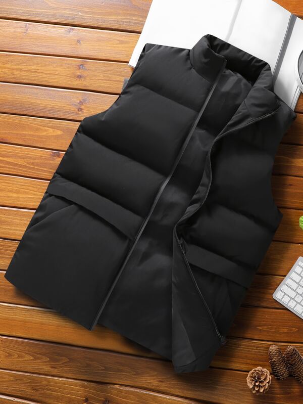 Manfinity Homme Men Zip Up Puffer Gilet | SHEIN UK