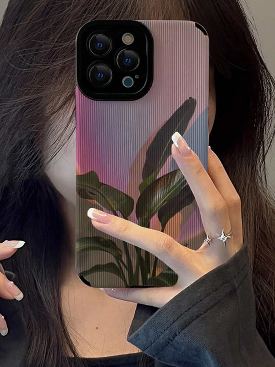 Leaf Pattern Phone Case | SHEIN USA