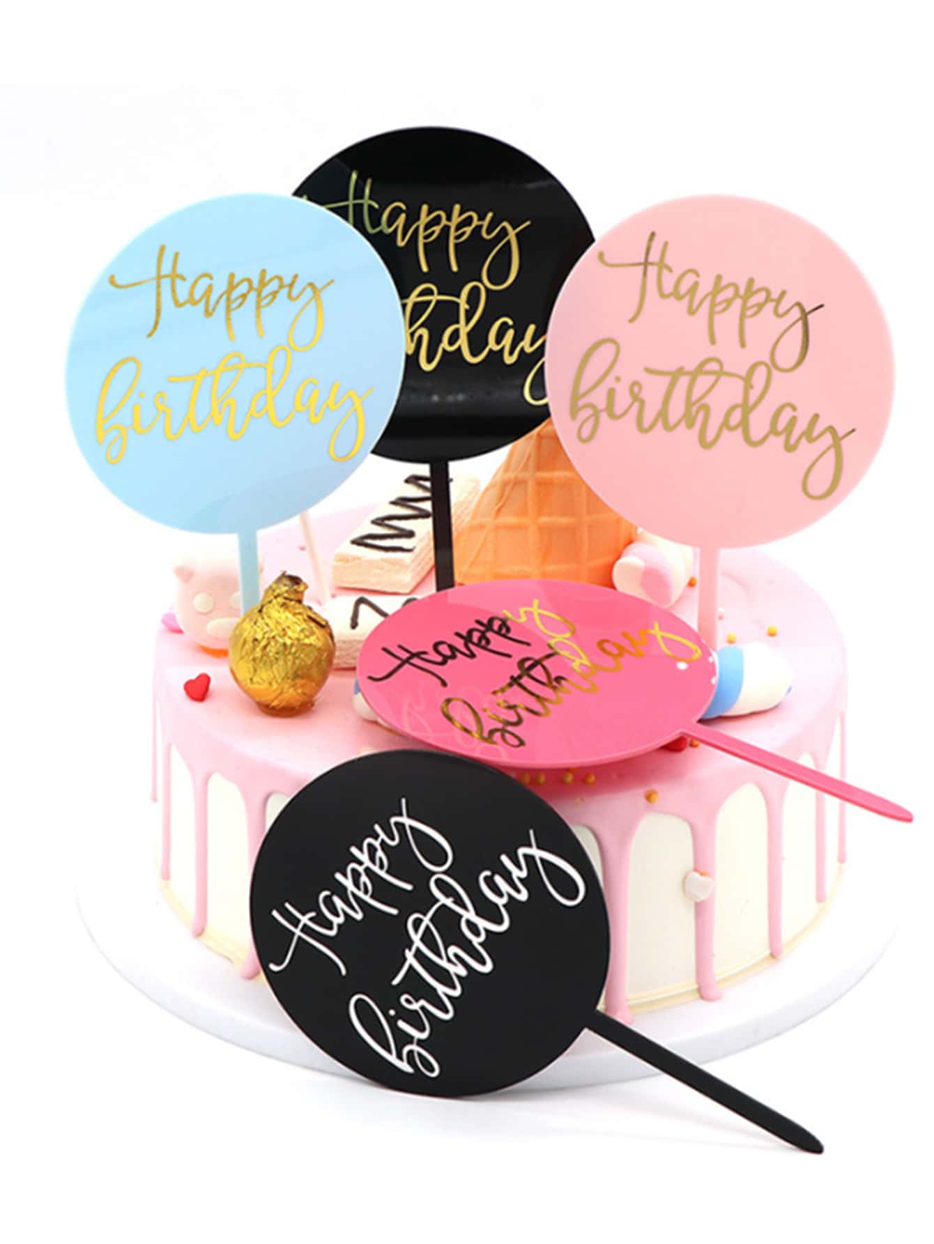 6pcs Birthday Cake Topper | SHEIN USA