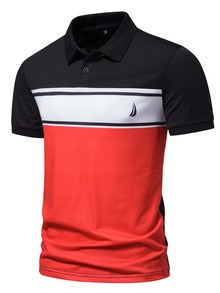 Manfinity Men Color Block Polo Shirt | SHEIN USA