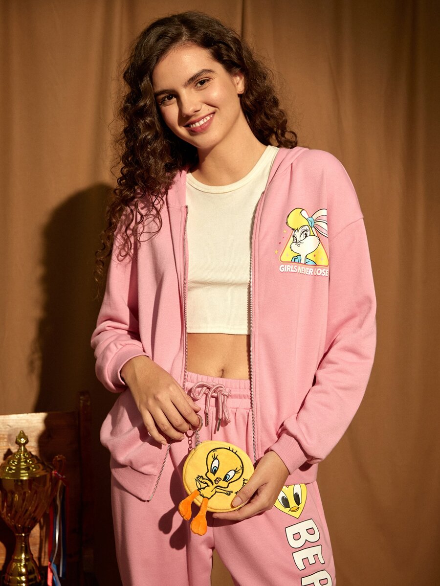 LOONEY TUNES X SHEIN Cartoon Duck Design Coin Purse | SHEIN USA