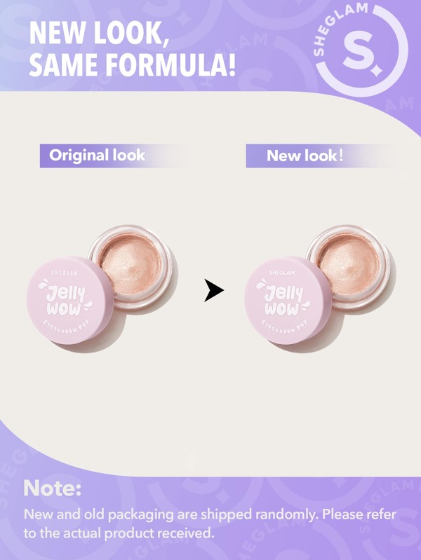 SHEGLAM Jelly Wow Eyeshadow Pop-Nova Glow Long Lasting Glitter ...