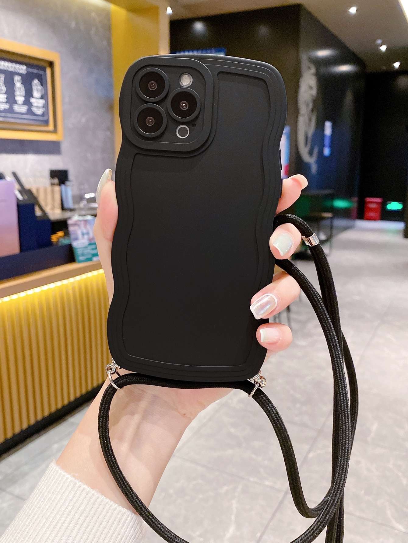 Plain Phone Case With Lanyard