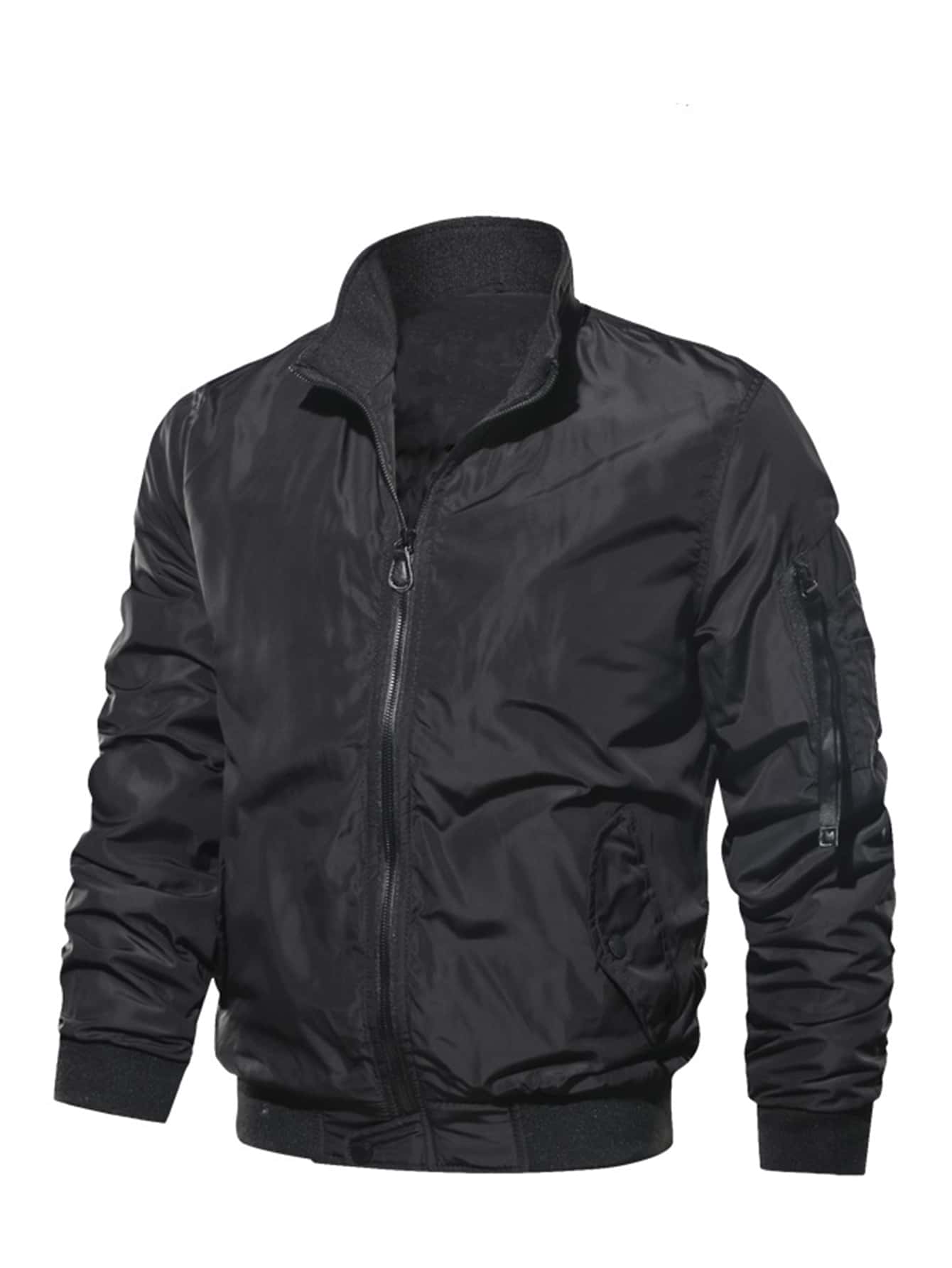 Men Zip Up Windbreaker Jacket | SHEIN USA