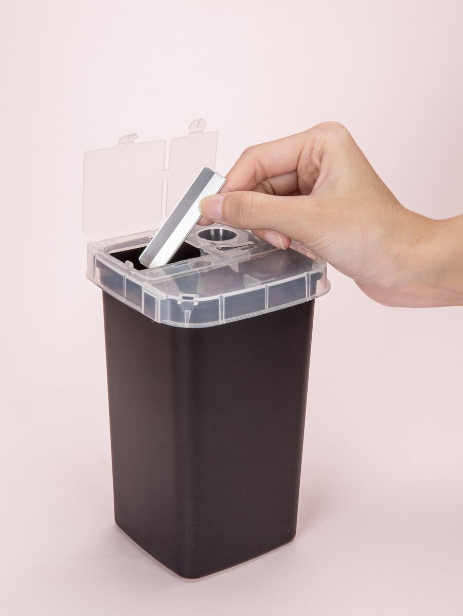 Razor blade storage Hair Salon Disposable Blades Recycling Bin Sharp ...
