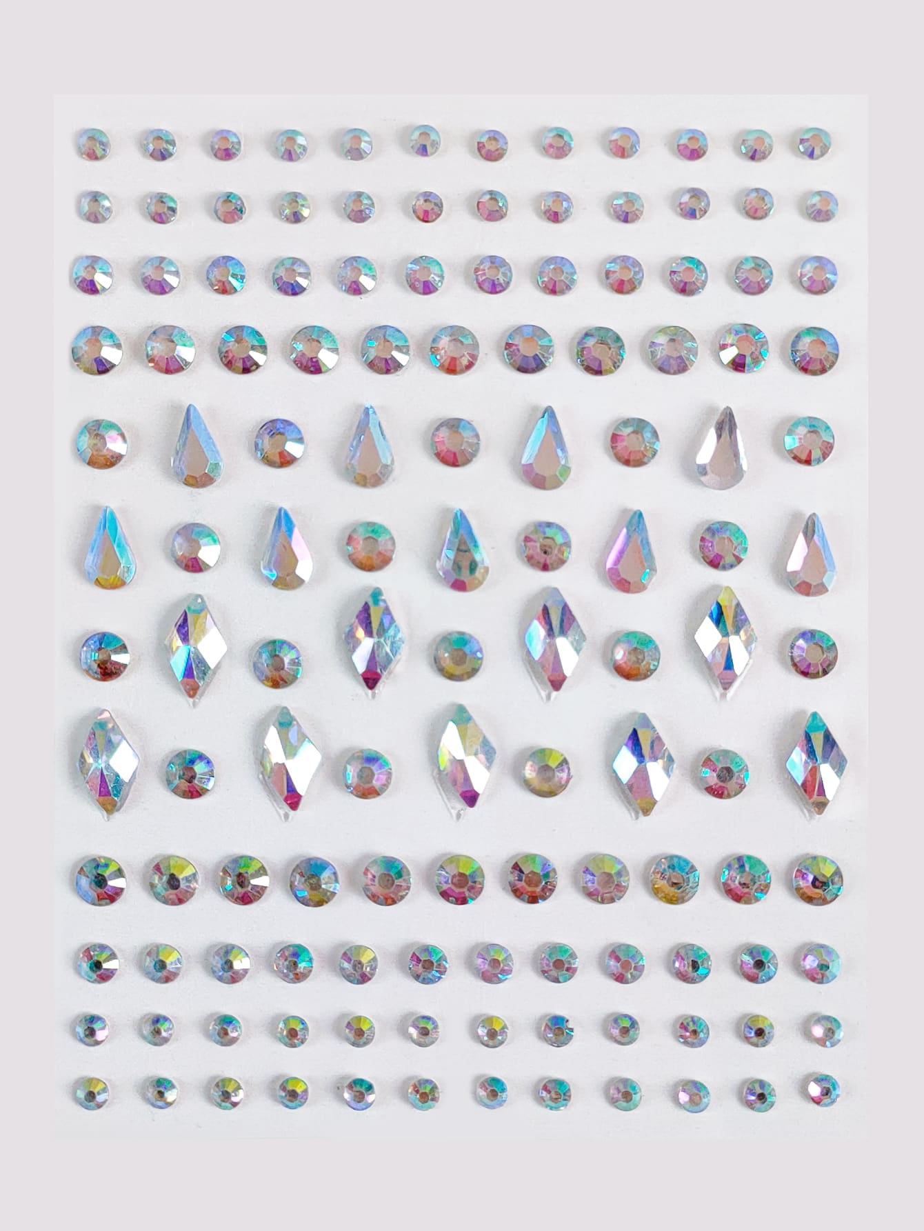 1pc Gemstone Face Sticker Diy Makeup Party Eye & Face Decorative ...