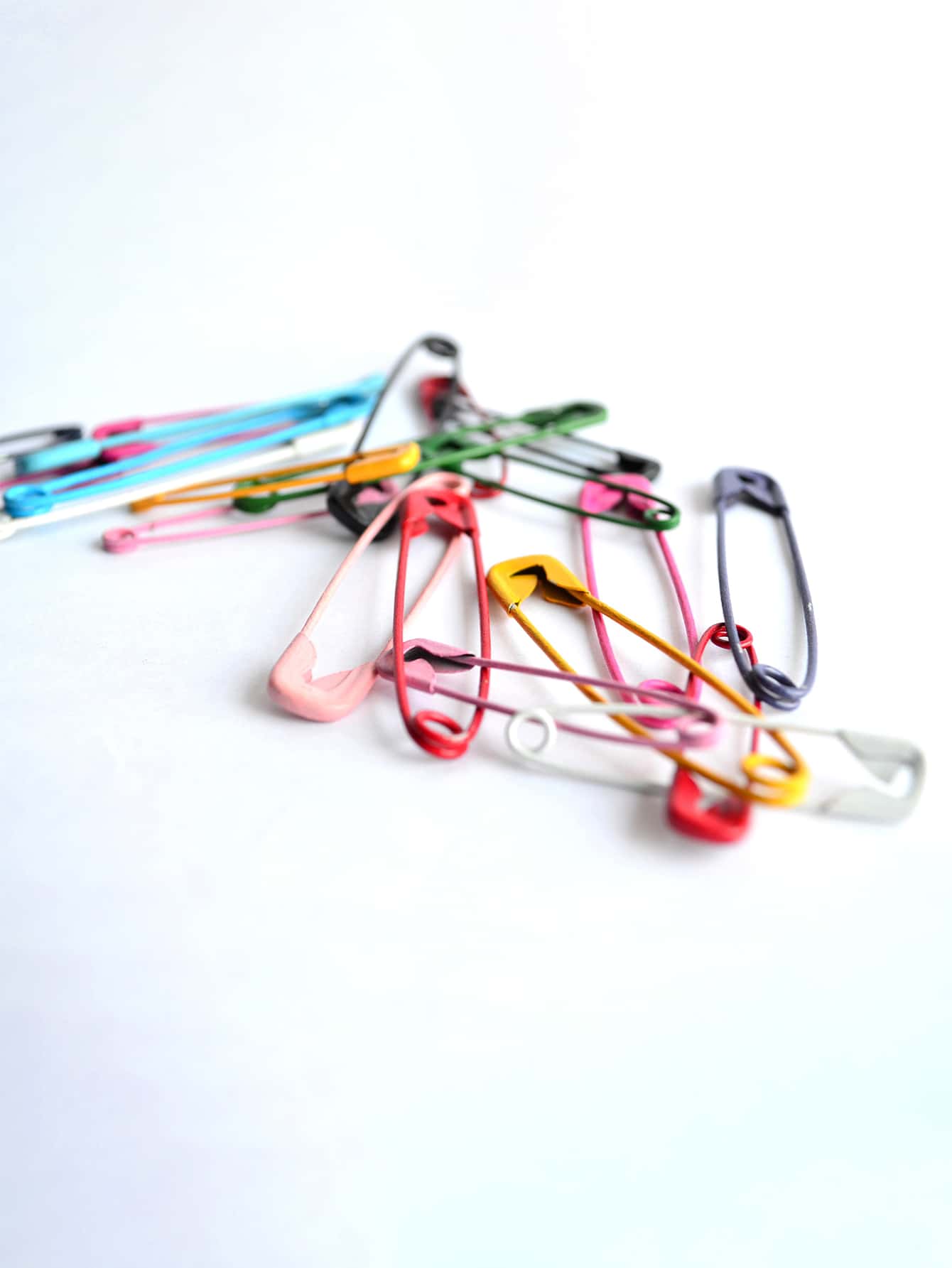 120pcs Random Color Safety Pin, Colorful Iron Alloy Safety Pin For ...