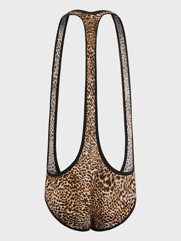 Men Leopard Suspender Underwear | SHEIN USA