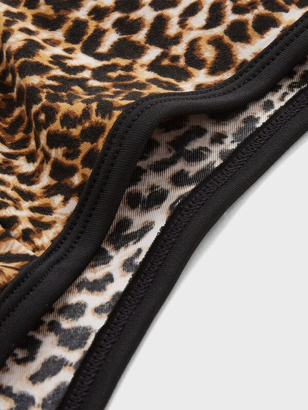 Hombres Ropa interior de leopardo tira | Moda de Mujer | SHEIN México