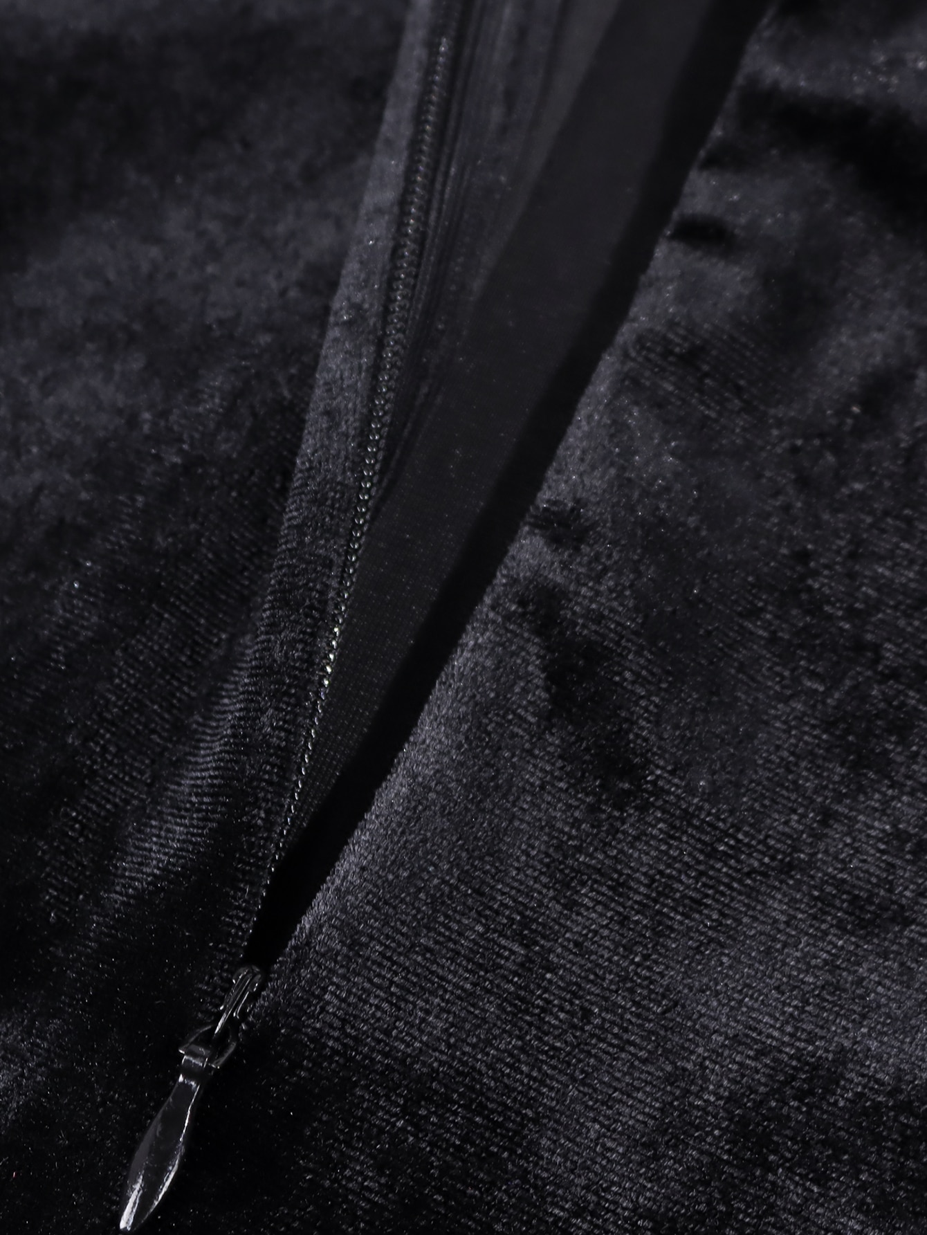 PARTHEA One Shoulder Split Hem Velvet Dress | SHEIN USA