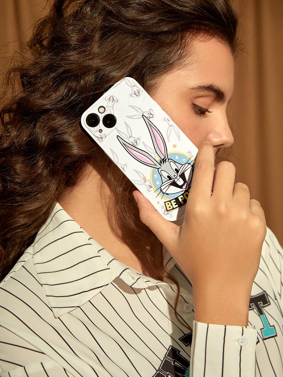 LOONEY TUNES X SHEIN Cartoon Rabbit Pattern Phone Case | SHEIN USA