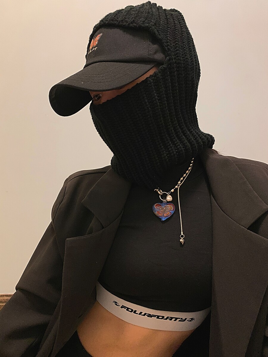 Minimalist Solid Balaclava Cap | SHEIN USA