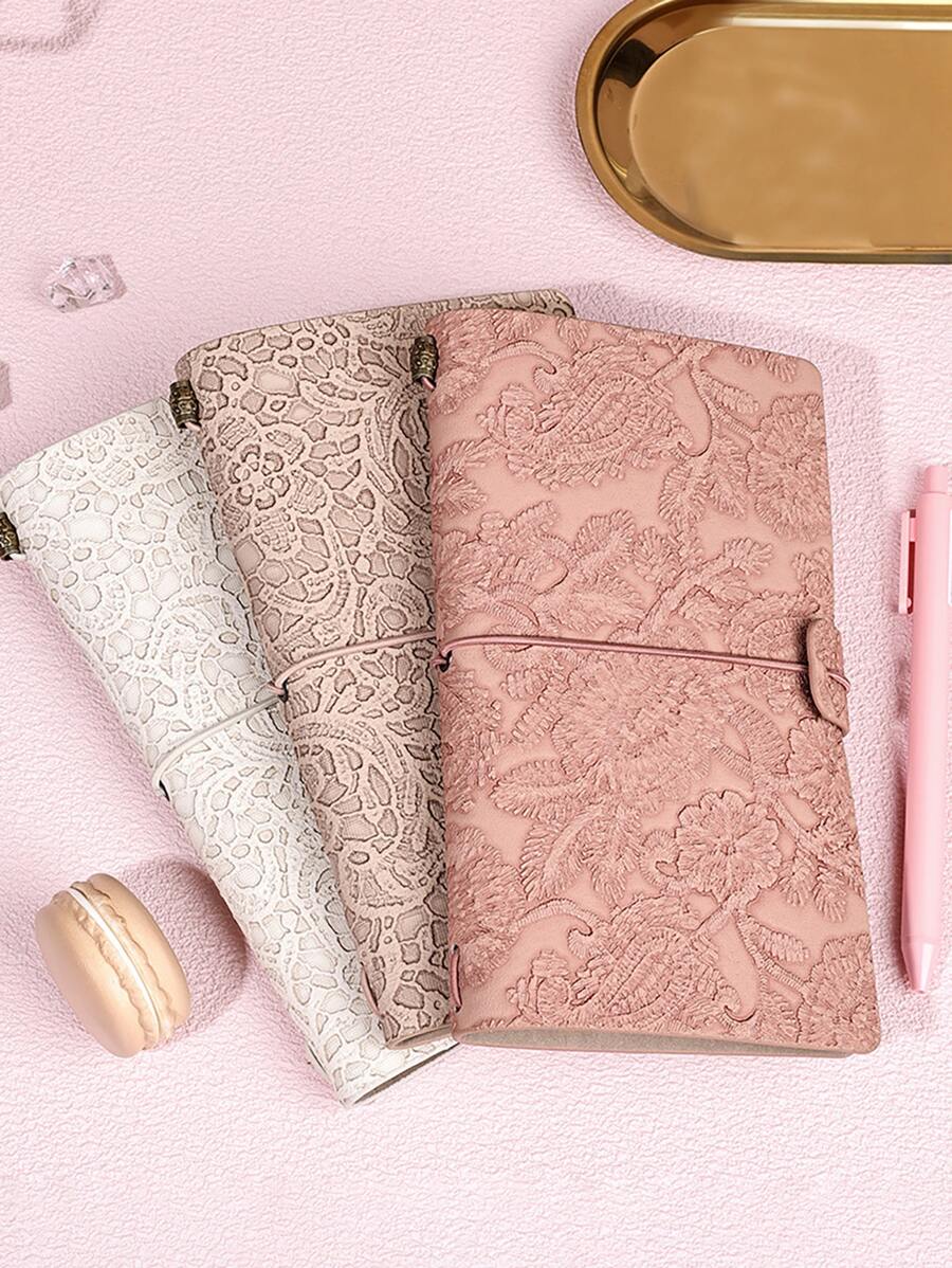 1pc Lace Design Random Notebook | SHEIN USA