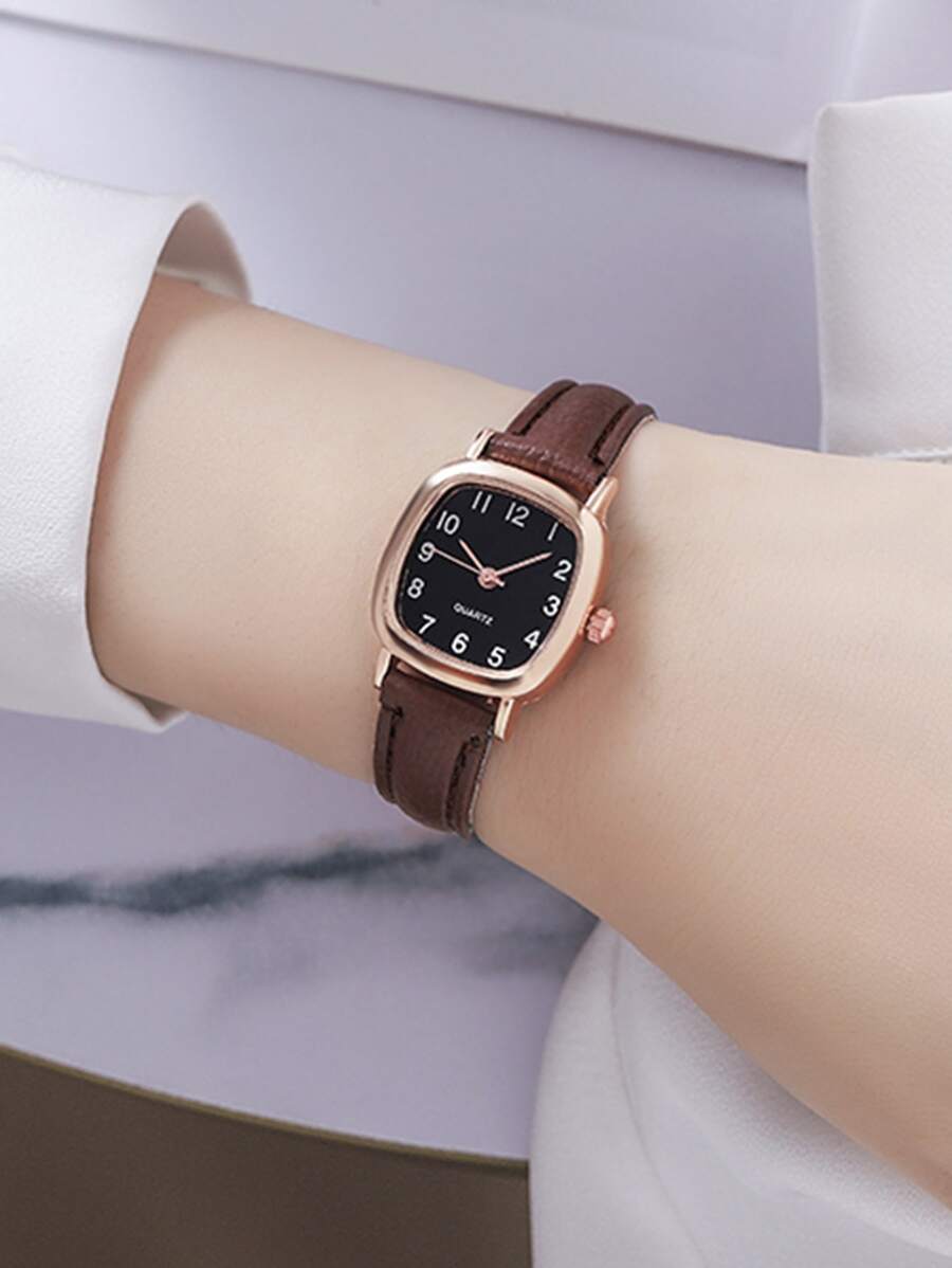 Square Pointer Quartz Watch As A Gift For Students Returning To School ...