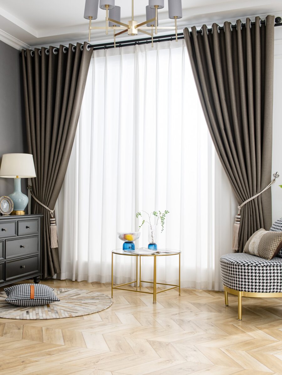 Plain Single Panel Blackout Curtain | SHEIN UK