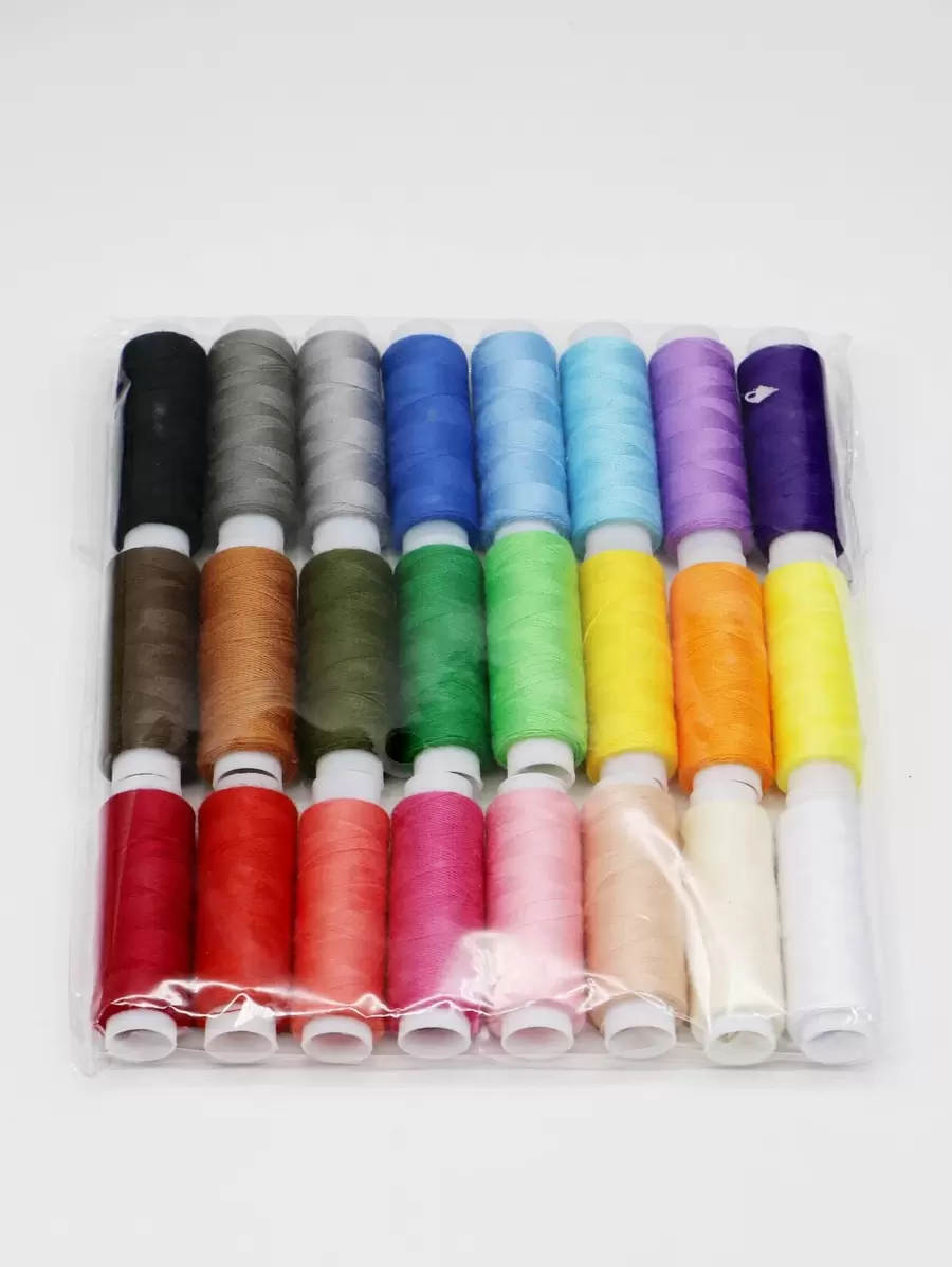 24rolls Mixed Color Sewing Thread | SHEIN USA