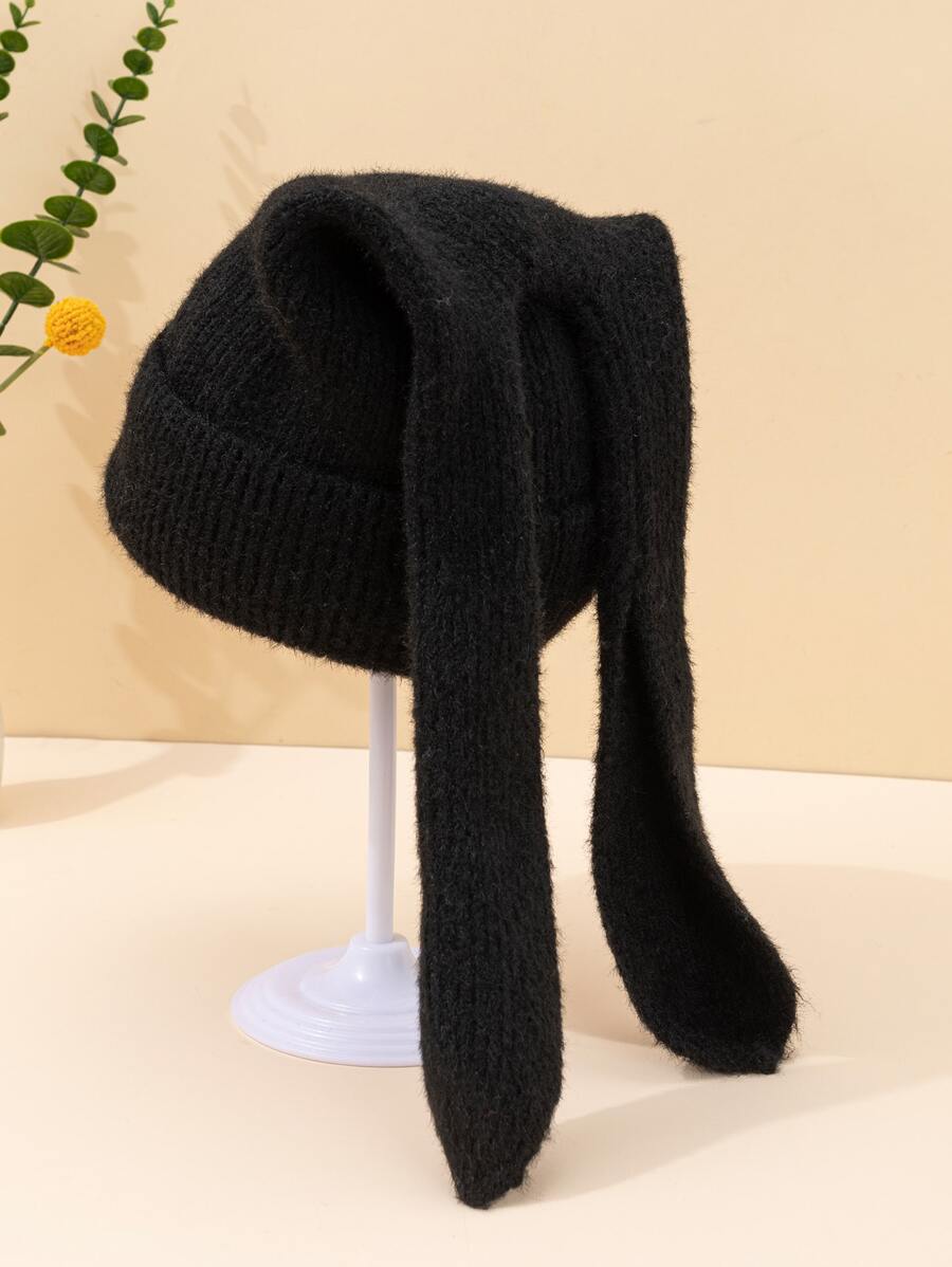 ROMWE Letter Label & Cartoon Ear Decor Hat | SHEIN UK