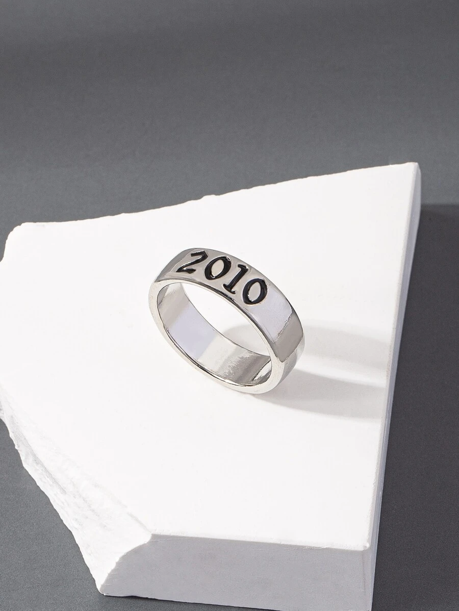 Number Pattern Ring | SHEIN USA