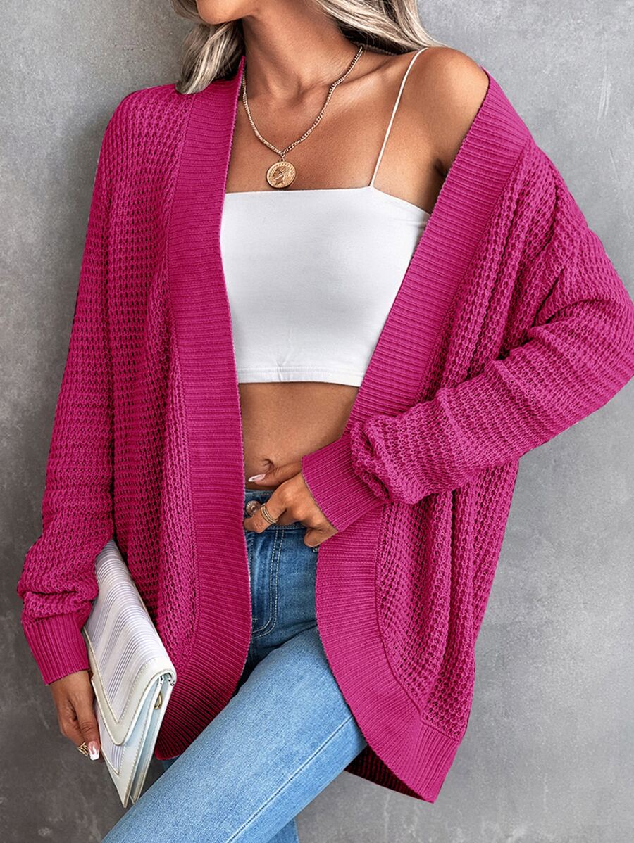 Textured Knit Duster Cardigan | SHEIN USA