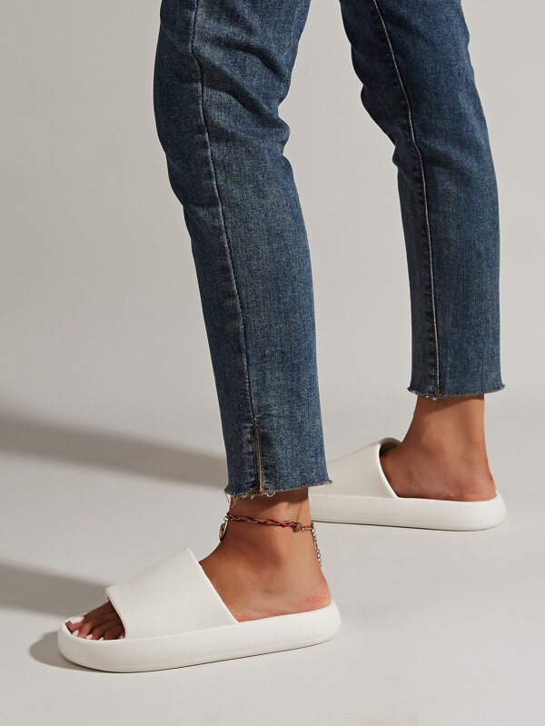 Minimalist Single Band Slides | SHEIN UK