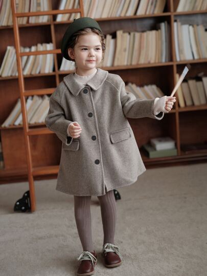 Young Girls Overcoats | Fashion Young Girls Overcoats | SHEIN USA