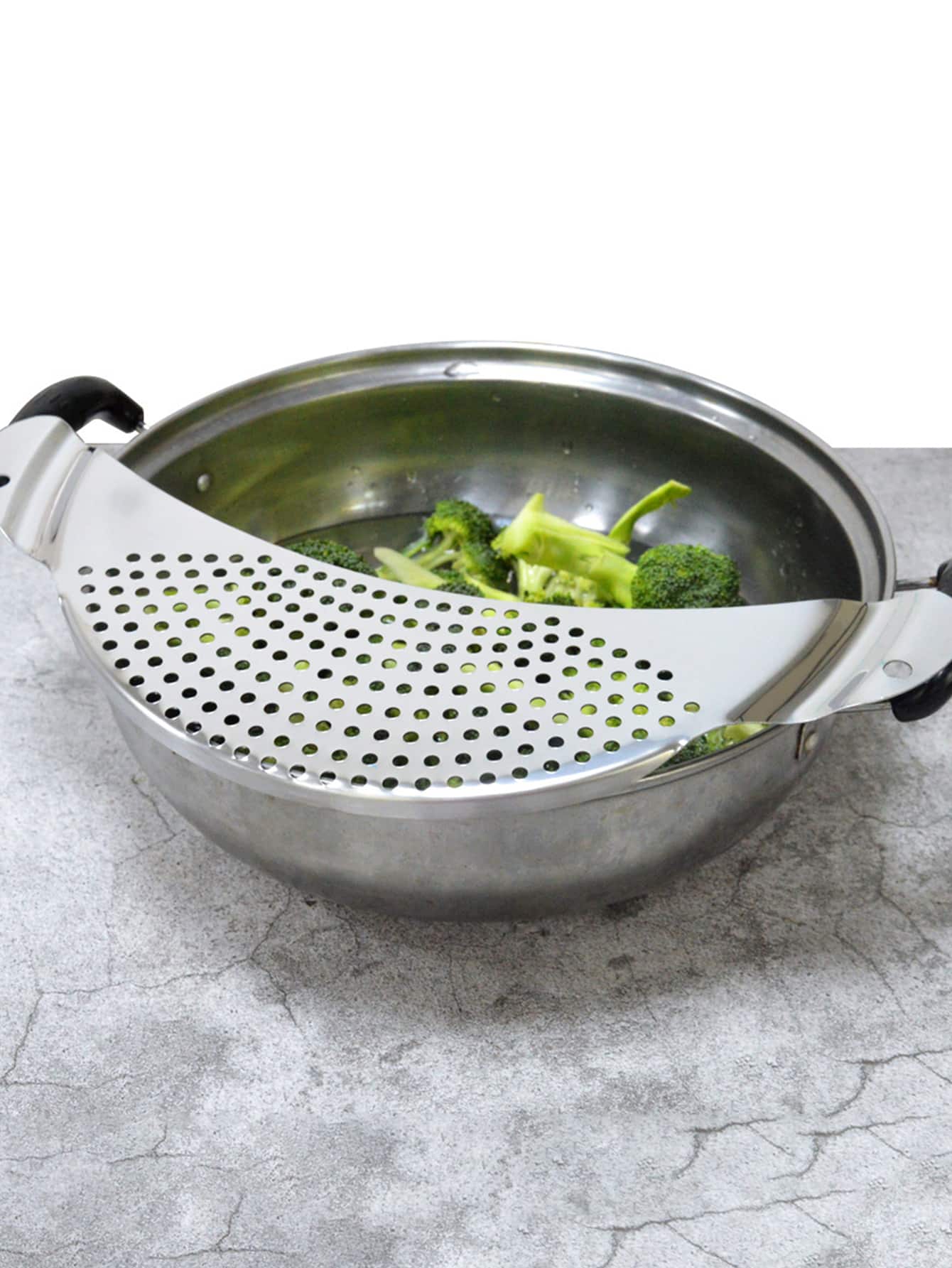 Stainless Steel Large Half Moon Shaped Water Filter For Noodles And ...