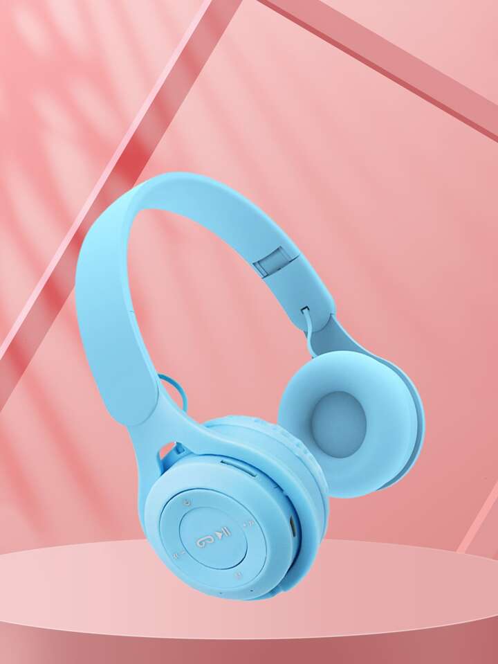 Light Blue Beats Headphones