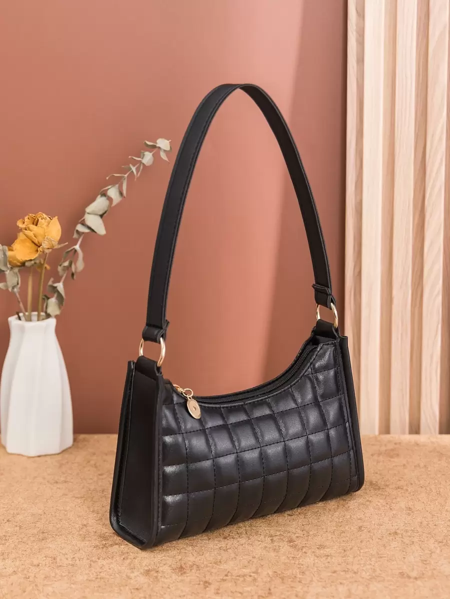 Minimalist Quilted Detail Bag | SHEIN USA
