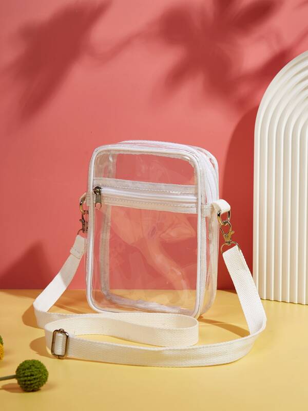 Women'S Mini Clear Beach Crossbody Phone Bag Stadium Bag, Stadium ...