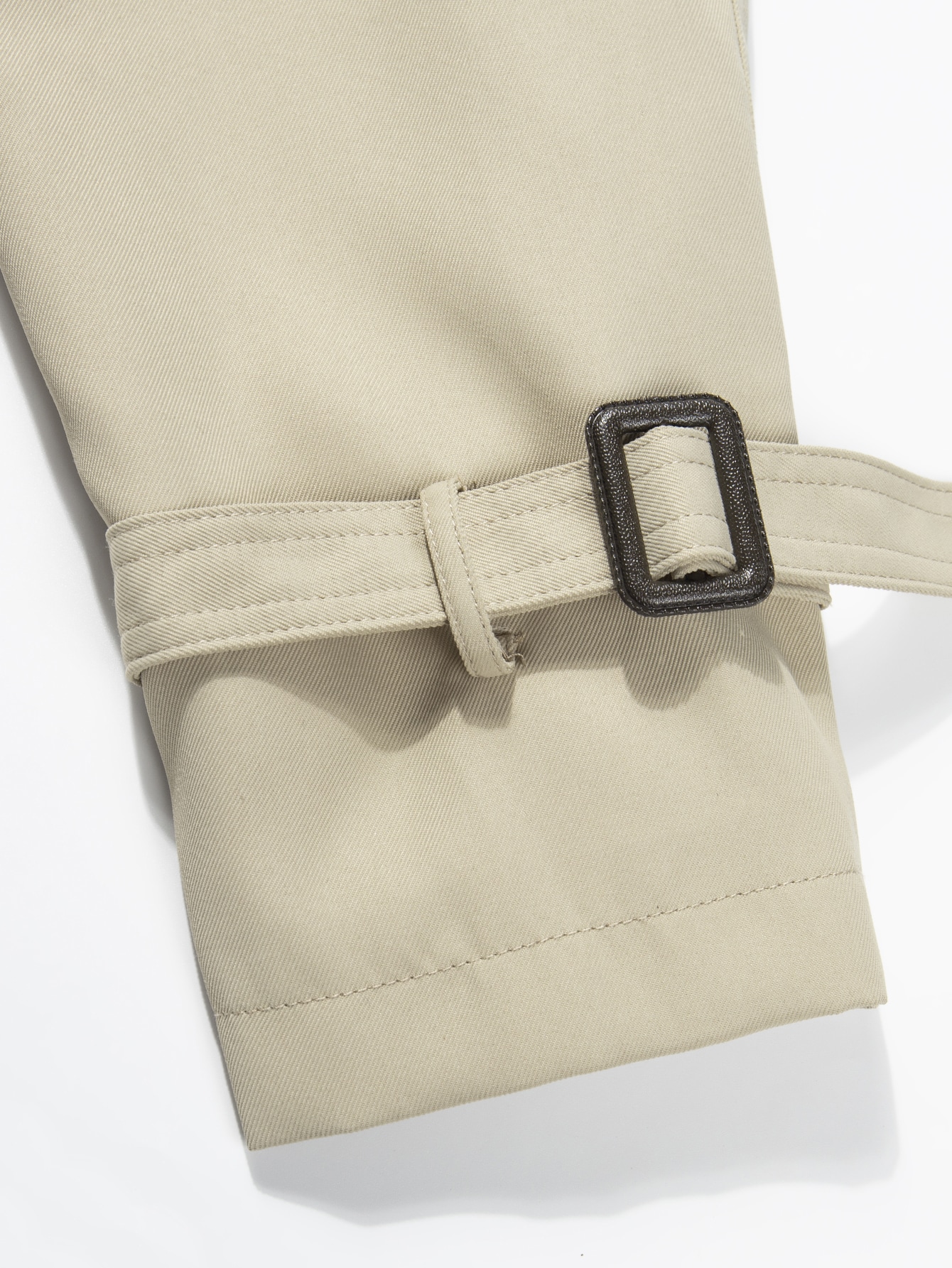 Raglan Sleeve Epaulettes Design Belted Trench Coat | SHEIN