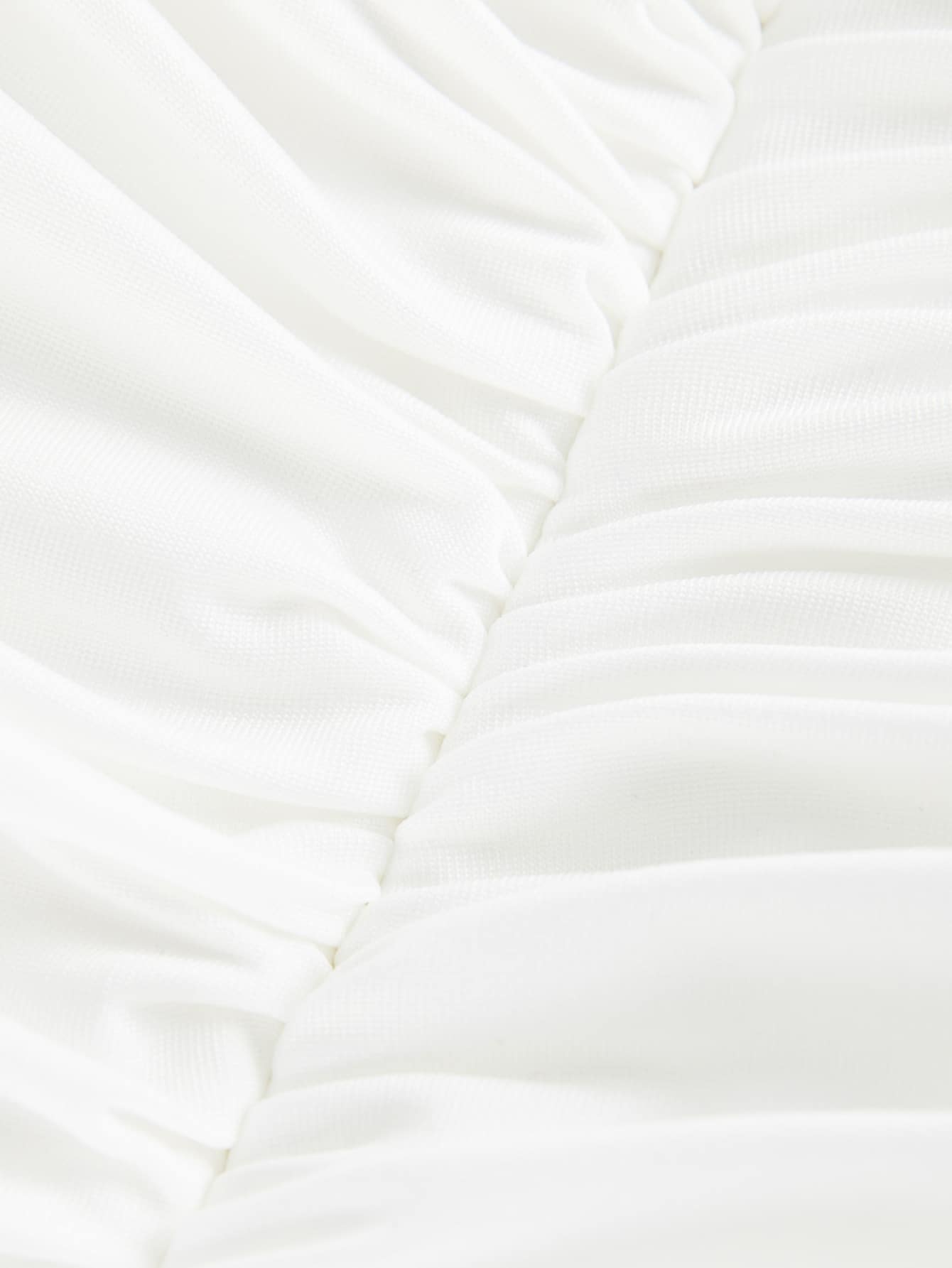 Joyfunear Solid Ruched Dress | SHEIN USA