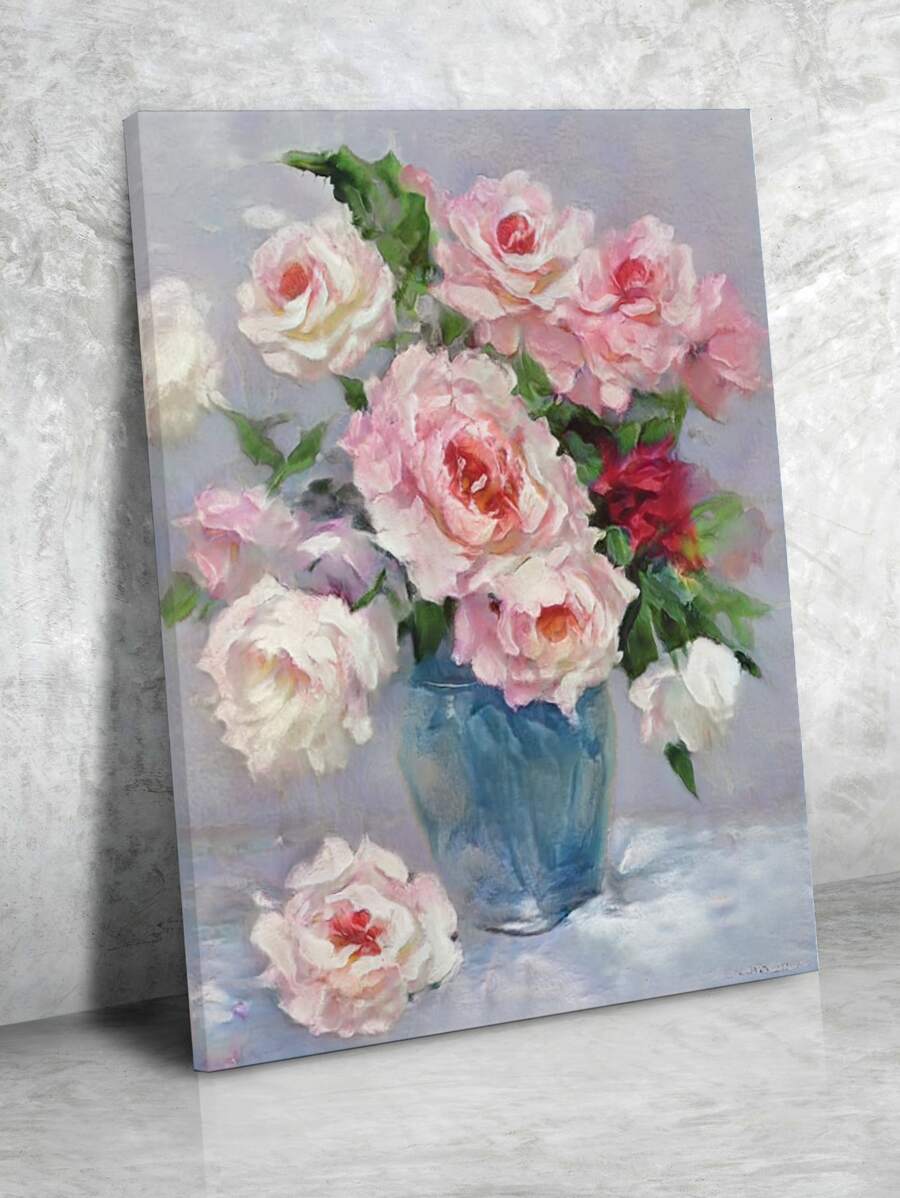 Floral Pattern Framed Painting | SHEIN USA