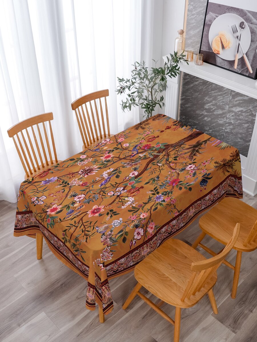 Floral Pattern Tablecloth | SHEIN USA