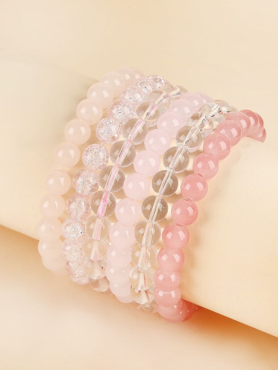 6pcs Minimalist Beaded Bracelet | SHEIN USA