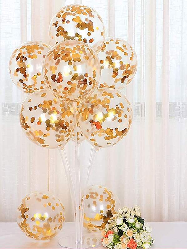 23pcs Plastic Balloon Stand Set, Transparent Table Desktop Balloon ...