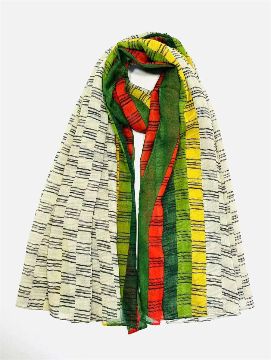 Plaid Pattern Scarf | SHEIN USA