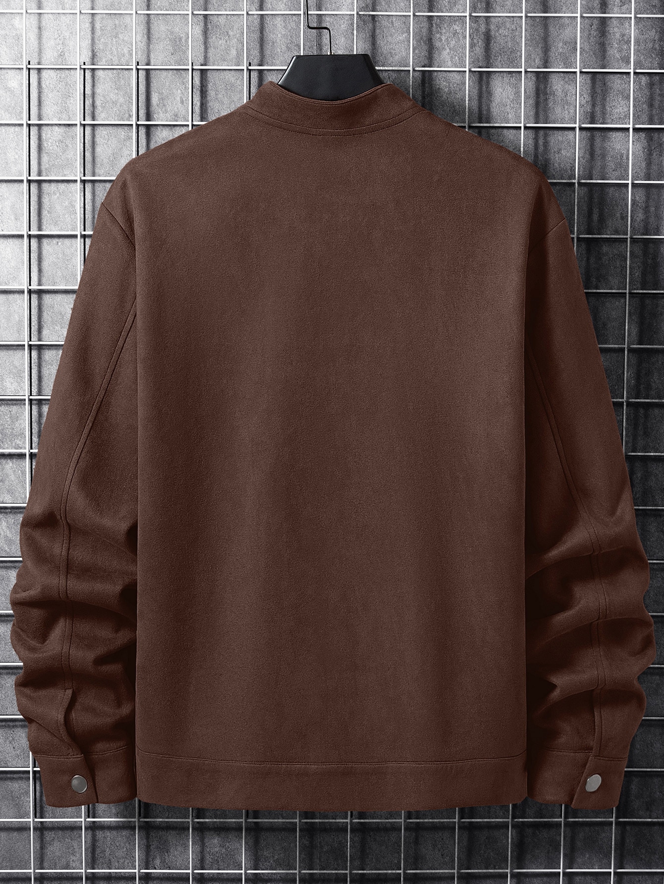 Manfinity Mode Hombres 1 pieza Cazadora con cremallera gamuza sintética ...