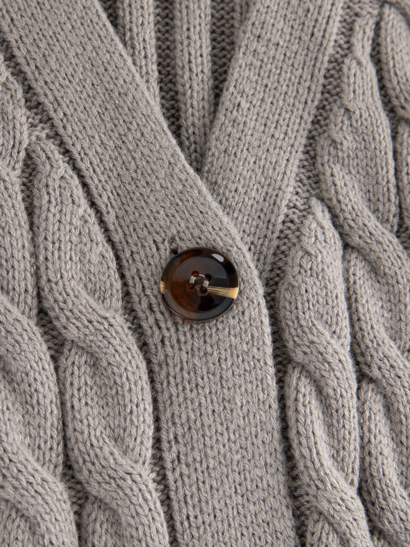 Aamilife Button Front Cable Knit Cardigan Shein Usa