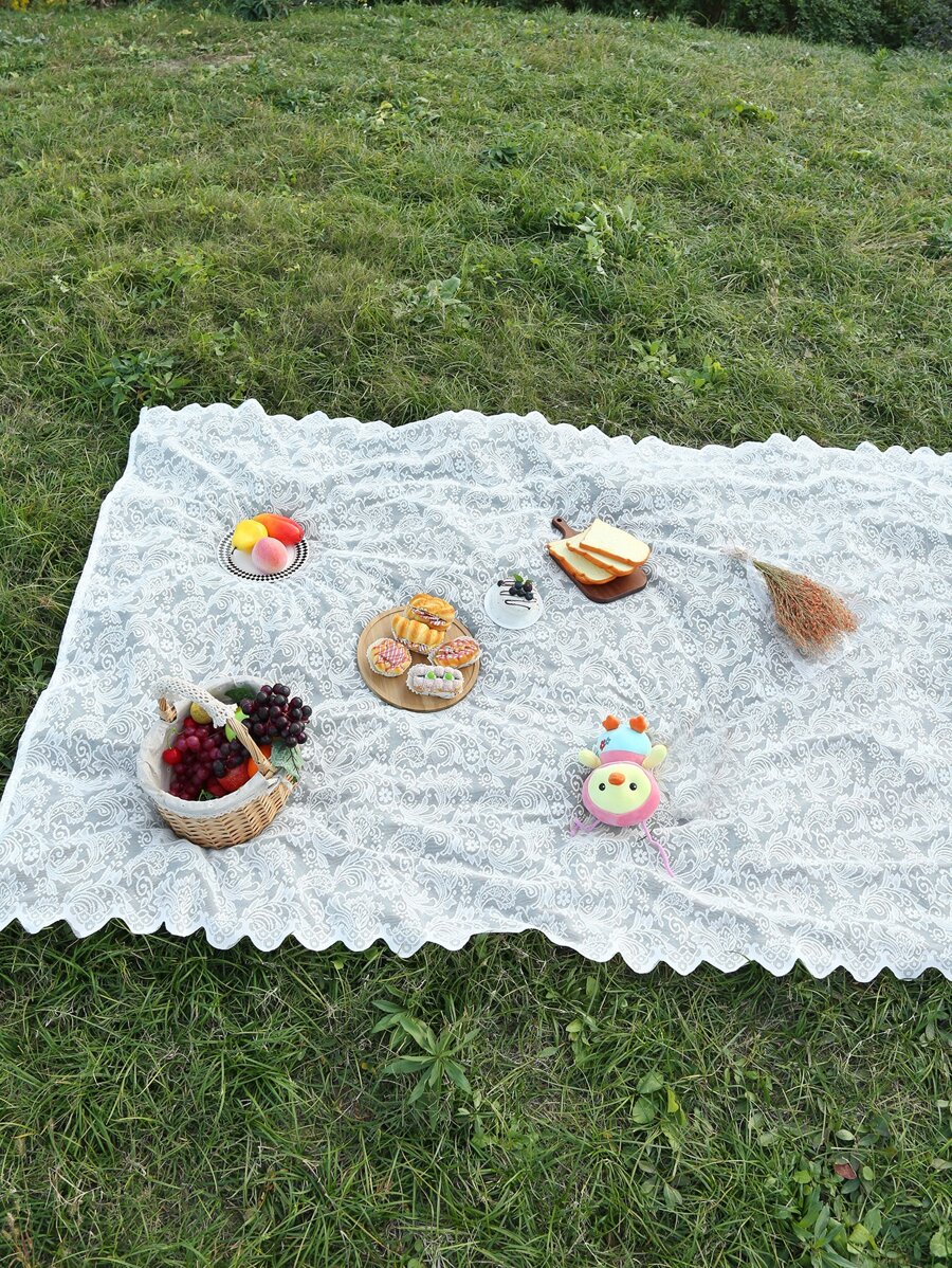 1pc Scroll Pattern Outdoor Picnic Mat | SHEIN USA
