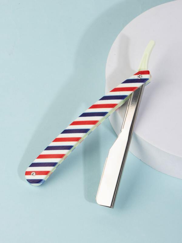 Safety Barber Straight Razor, 1pc Stainless Steel Smooth Razor For Hair ...