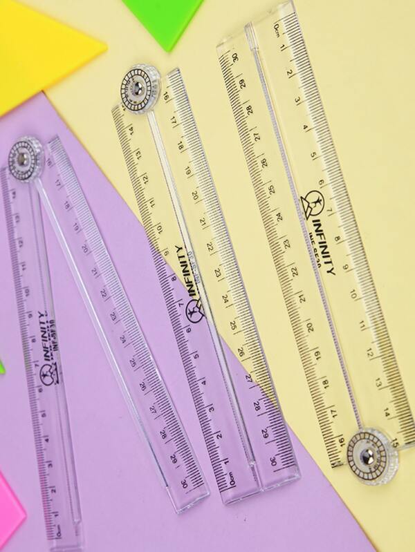 1pc Foldable Plastic Ruler | SHEIN UK
